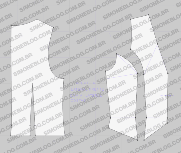 Molde colete feminino pdf grátis - tamanho 34 - Blog - Simone Blog ...